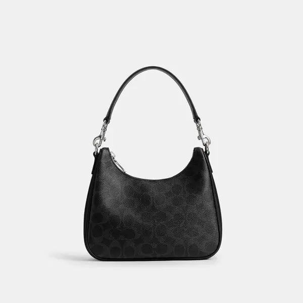 バッグ Coach Hobo Hand Bag Signature Black Coach Black Signature Hobo Bag for sale - eBay